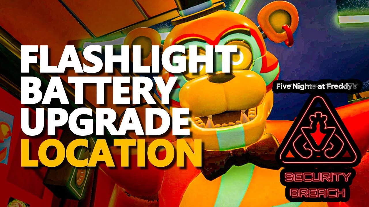 Flashlight Battery Upgrade Five Nights at Freddy FNAF - YouTube