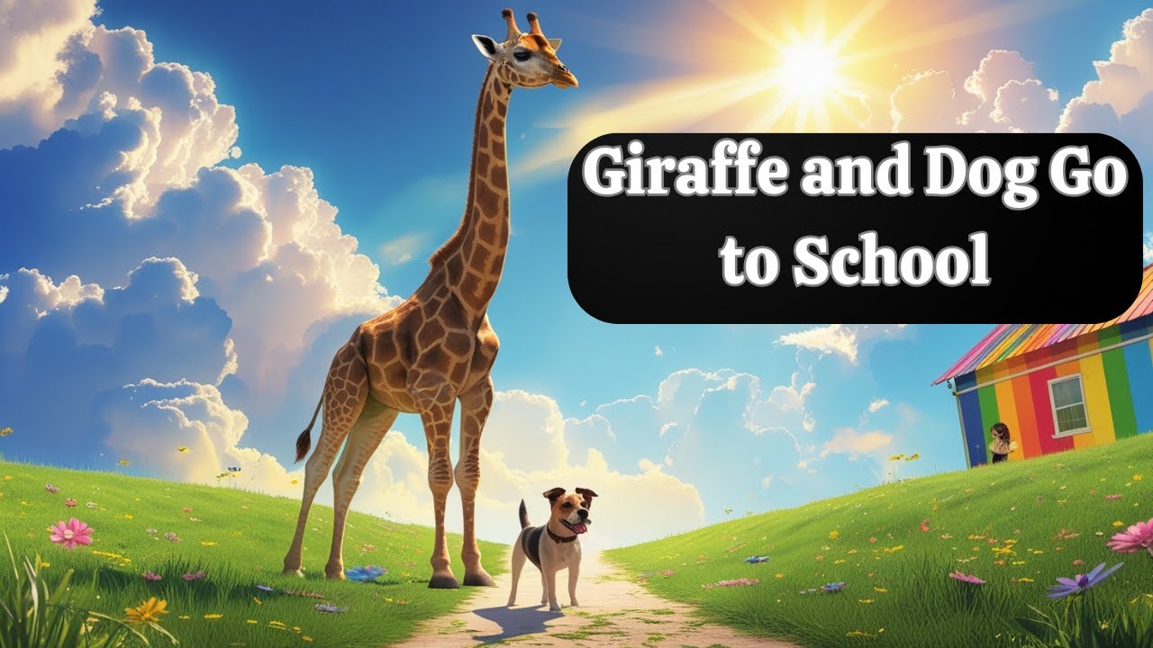 Giraffe and Dog Go to School - YouTube