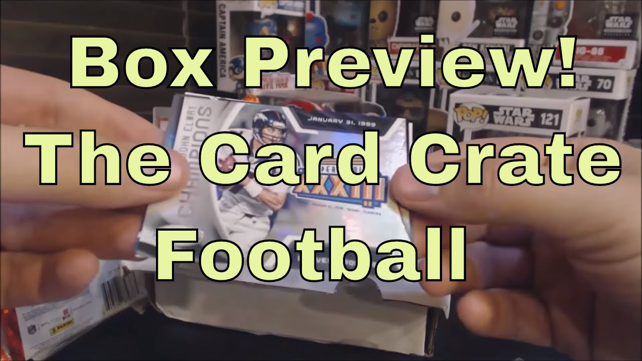 NEW! The Card Crate Preview - Football Collector Subscription Box - YouTube