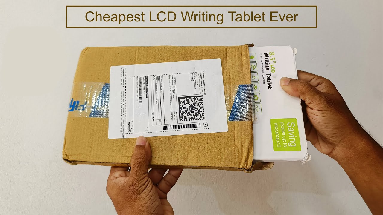 Cheapest LCD Writing Tablet With Two Years of Battery Life | Unboxing ...