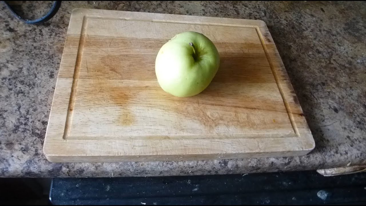 CHOP APPLE - YouTube