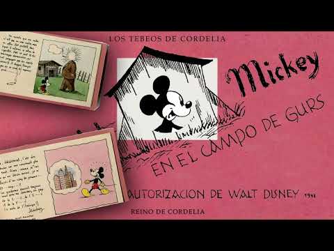 Mickey Mouse inside Gurs concentration camp