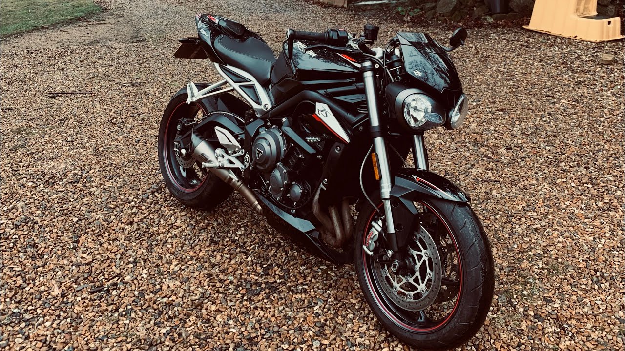 Triumph Street Triple 765 RS SC Project Raw Sound - YouTube