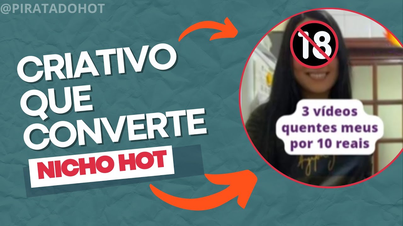 COMO FAZER UM CRIATIVO QUE CONVERTE NO NICHO HOT - YouTube