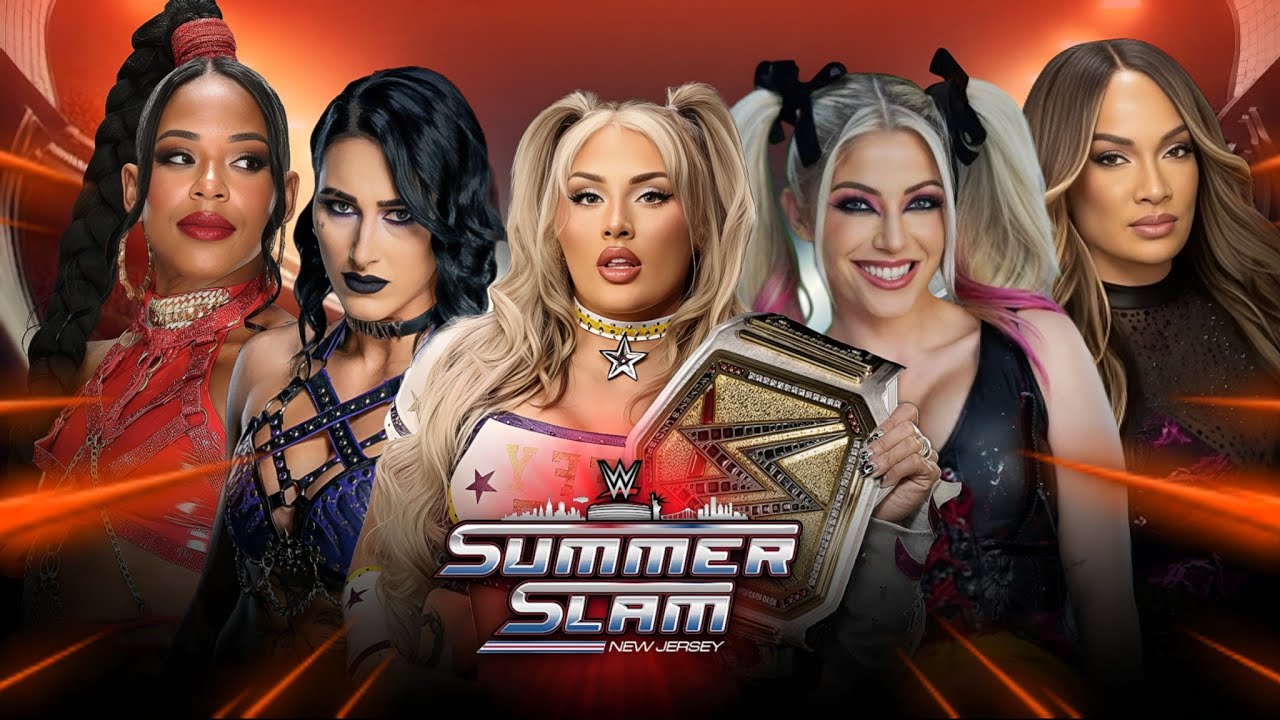 Tiffany Stratton vs Bianca Belair vs Rhea Ripley vs Nia vs Alexa Full ...