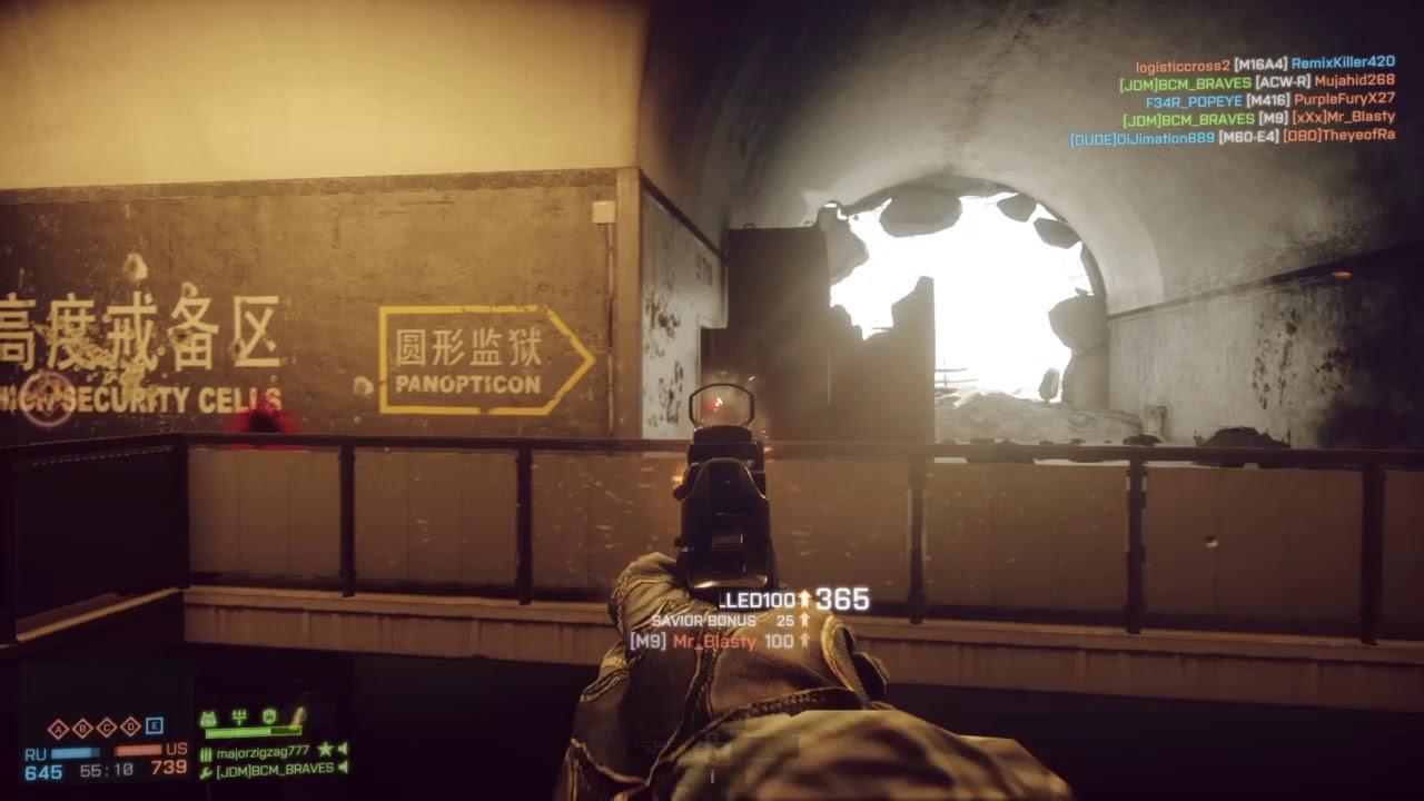 BF4 acr/Beretta m9 4k - YouTube