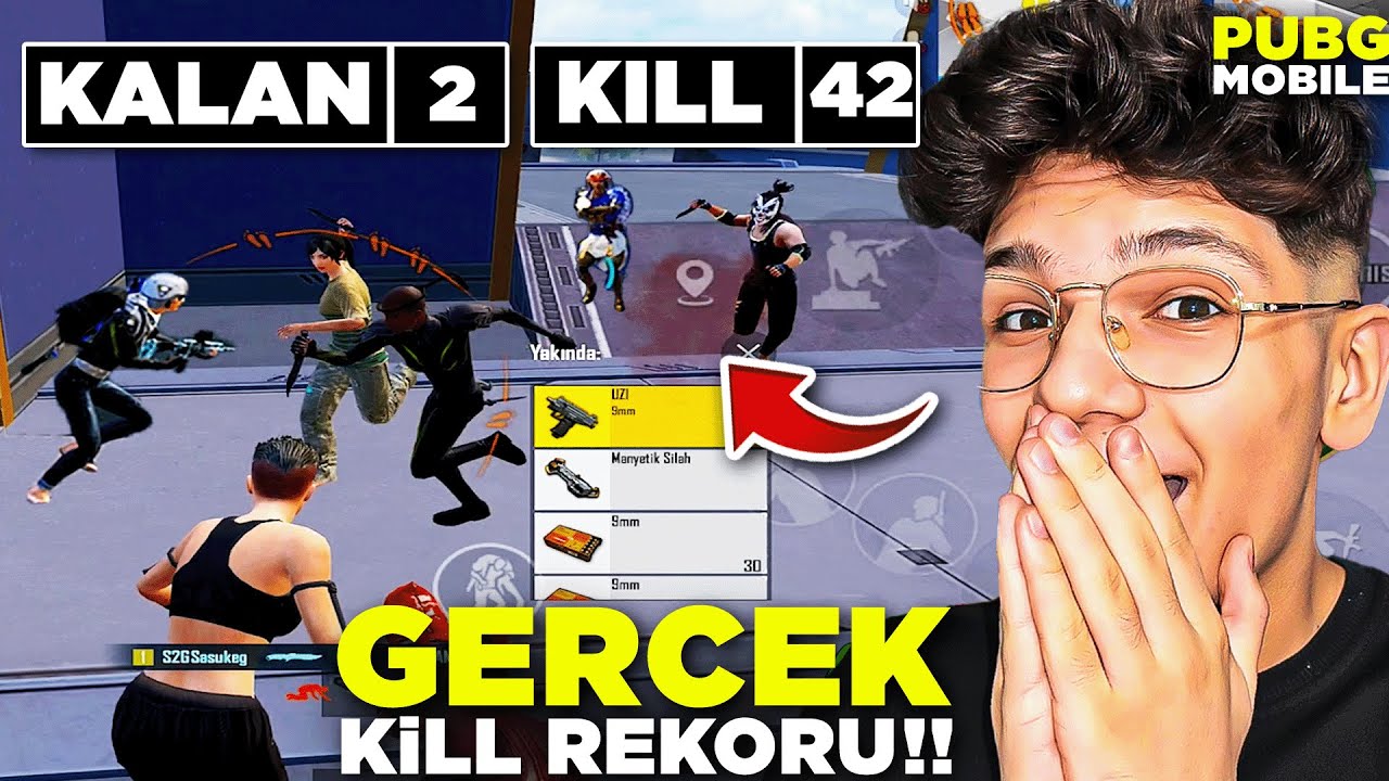 OHA! YENİ SEZON KİLL REKORUM 42 KİLL ALDIM | PUBG MOBİLE - YouTube