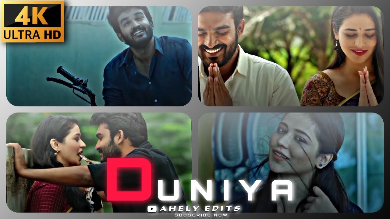 Duniya Song Status || Romantic Status || Love Status || 4k Status || HD ...