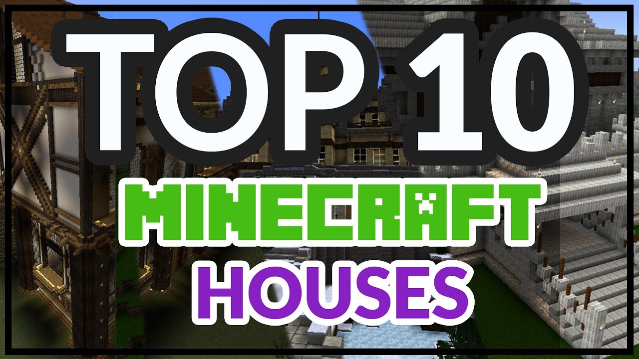 Best Minecraft Houses (Top 10 Minecraft Houses) - YouTube