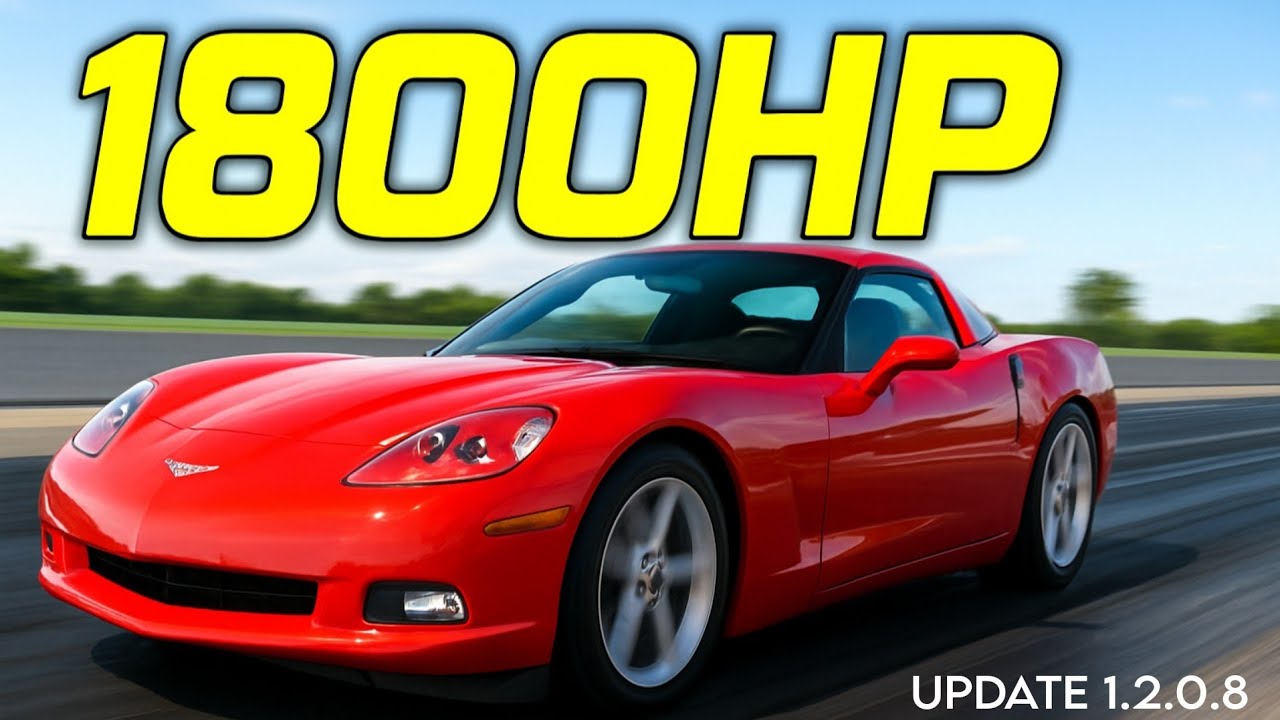 FASTEST Corvette C6 1800HP Drag Build | CPM2 Update 1.2.0.8 - YouTube