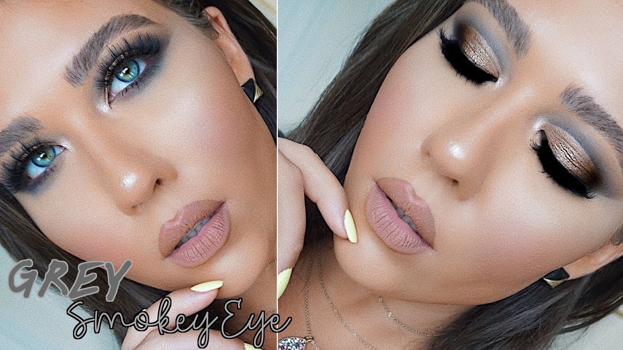 Grey Smokey Eye Tutorial Youtube