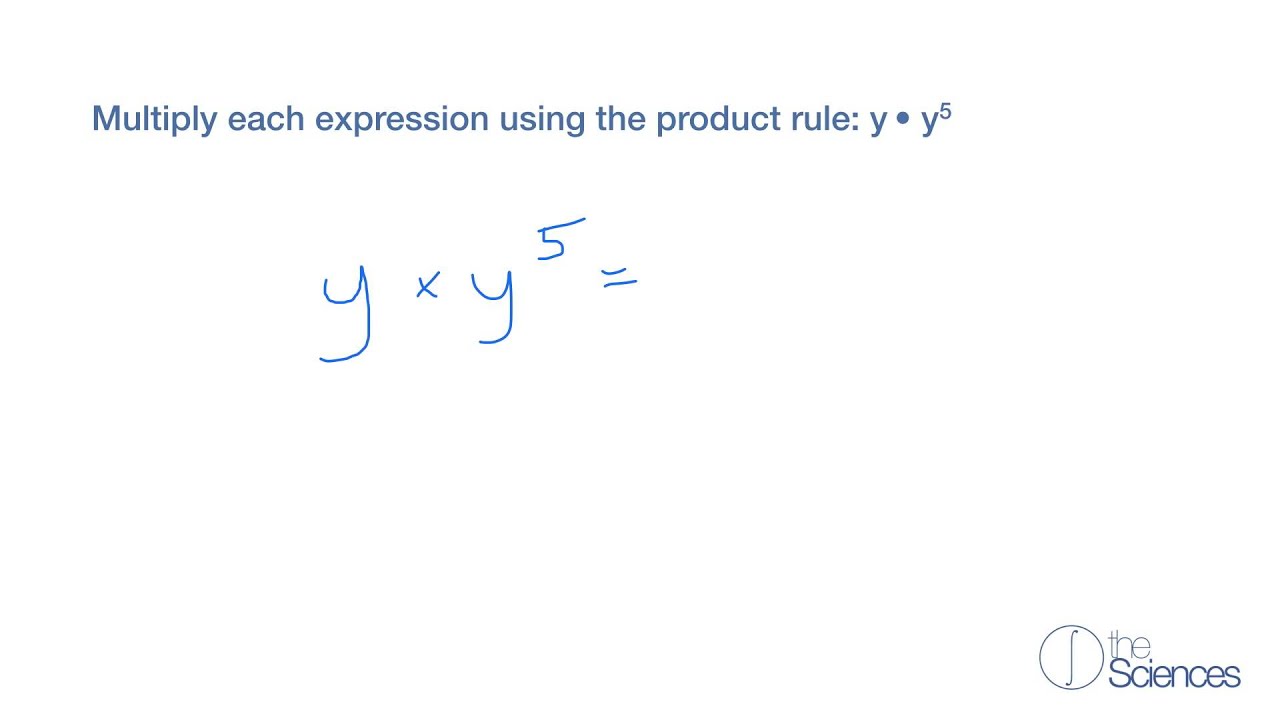 Use the product rule for exponents #3 - YouTube