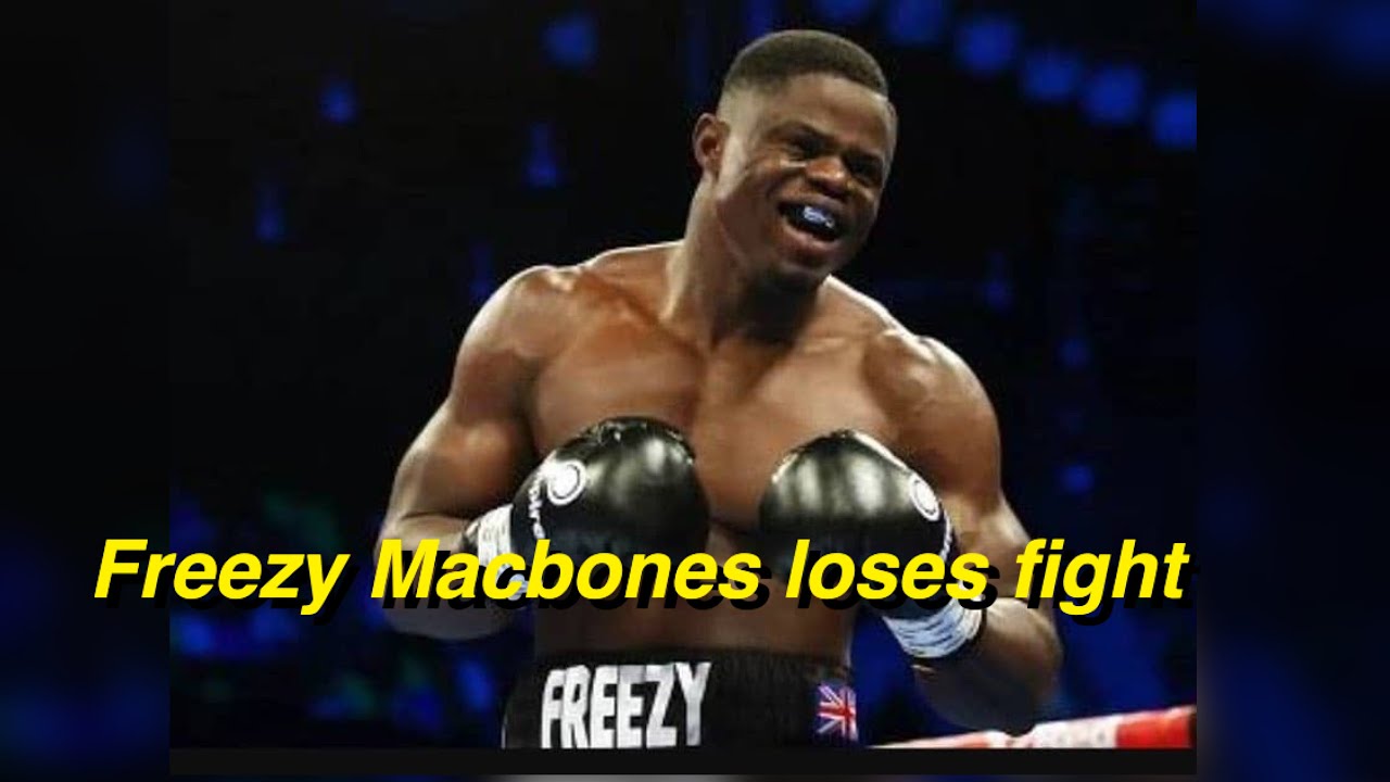 Freezy Macbones loses fight to Senegalese boxer, gets eliminated from ...