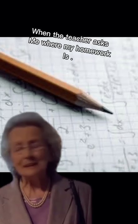 When my teacher asks me where my homework is.#homework #fyp#subcribe ...