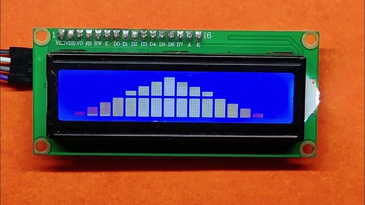 I2C 16x2 LCD Music Wave Project || 16x2 LCD Spectrum Wave || Arduino LCD Projects - YouTube