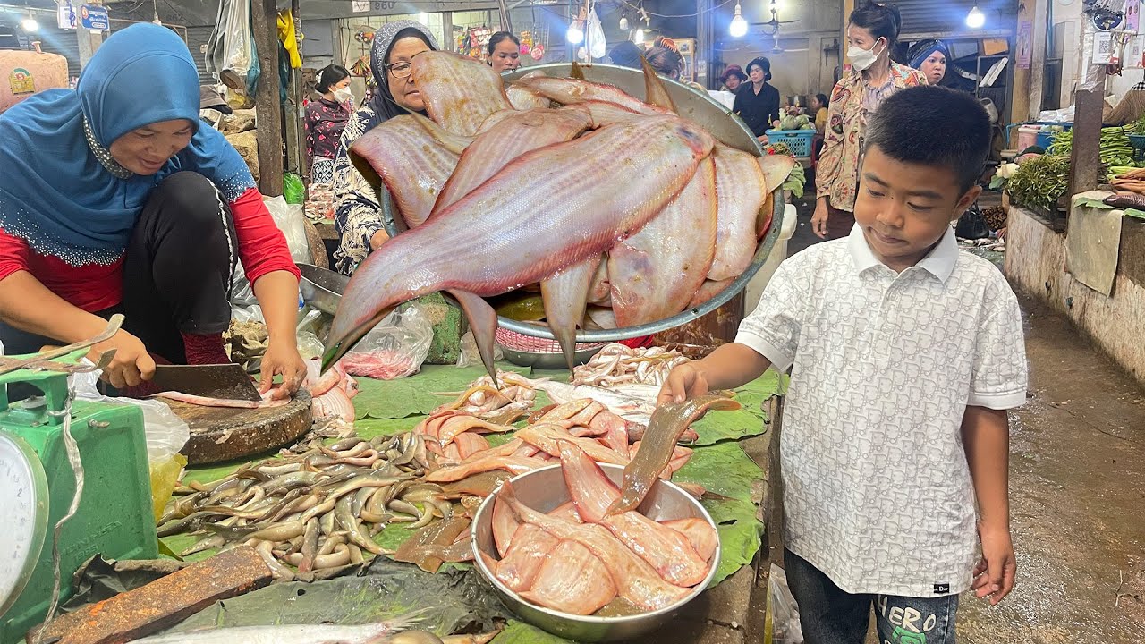 Amazing cooking skills, Seyhak buy tongue fish for cooking ...