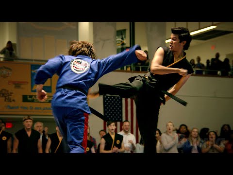 El gran torneo de karate | Momentos destacados de Cobra Kai Temporada 1 🌀 4K