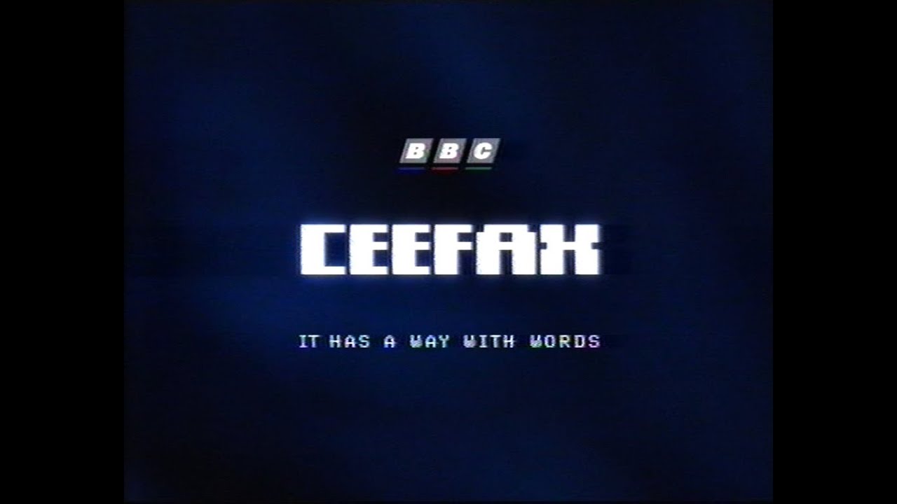 CEEFAX - It Has A Way With Words (BBC, April 1997) - YouTube