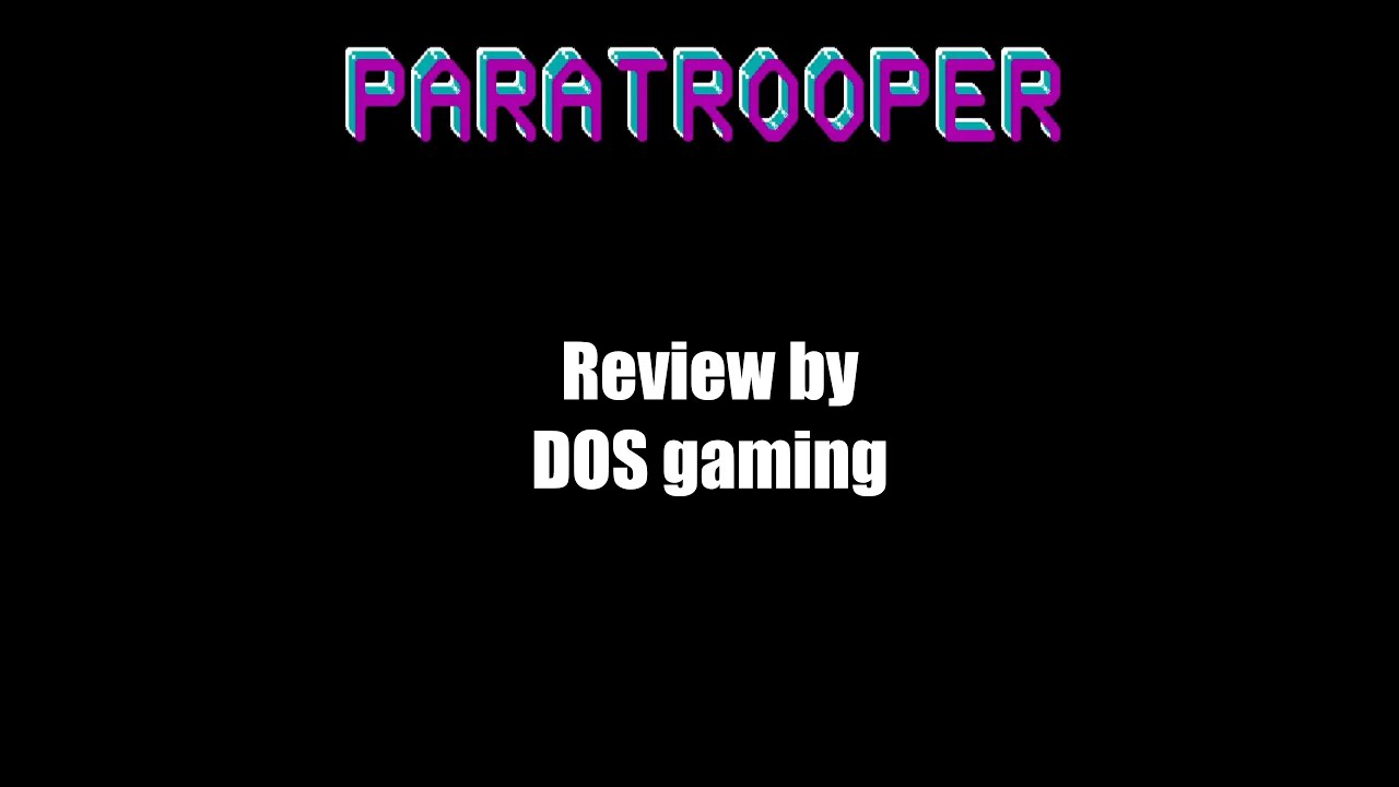 Paratrooper - Review by DOS gaming - YouTube