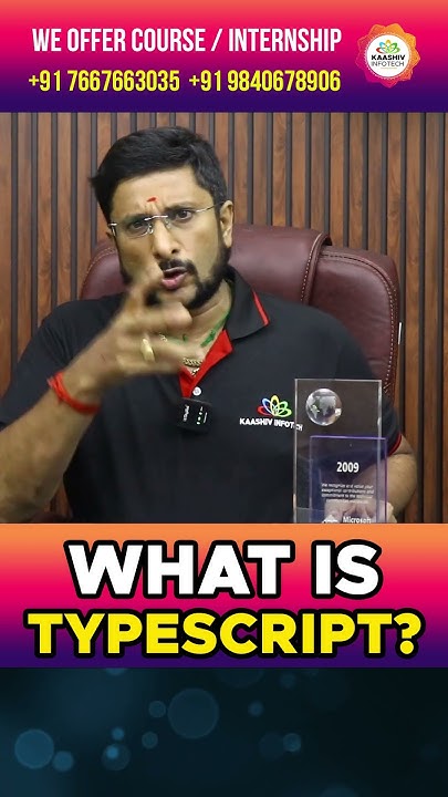 What is Typescript? TypeScript in Tamil #typescript #typescripttutorial #tamil - YouTube