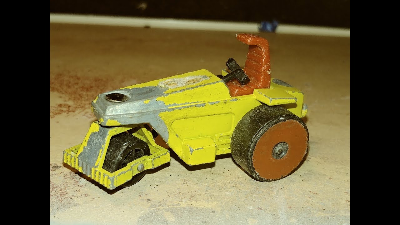 MATCHBOX ROD ROLLER super fast No. MB21 Lesney 1973--Restoration - YouTube