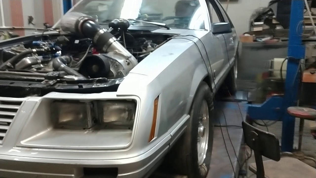 Big Block Chevy Foxbody has Problems on Chassis Dyno - YouTube