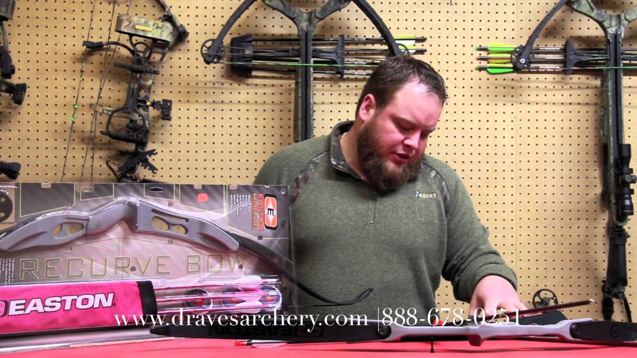 Hunger Games Recurve Bow Set Up by Easton Archery - YouTube