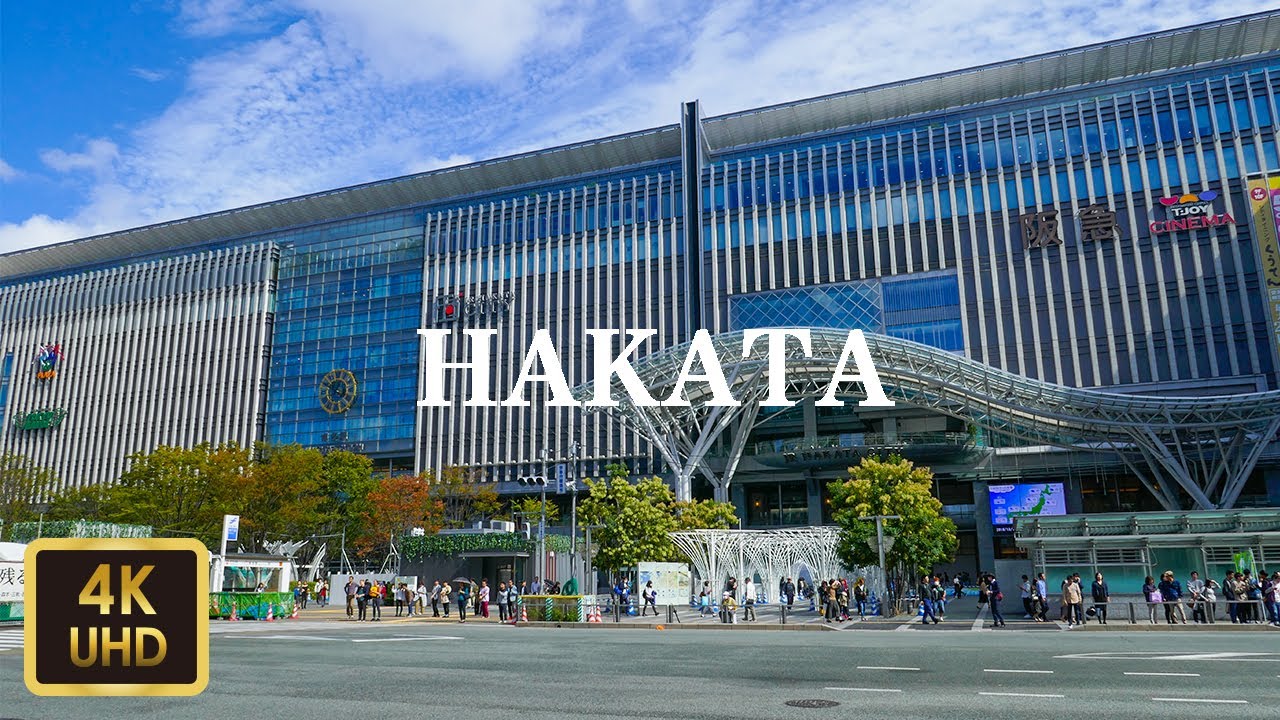 博多周辺を散歩 Walk Around Hakata In Fukuoka Prefecture【4k】【october 2019