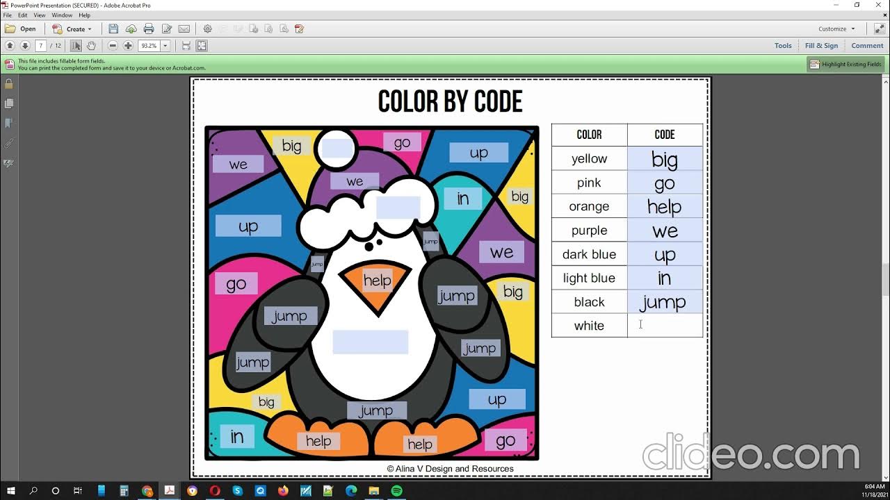 EDITABLE Color by Code Bundle - YouTube