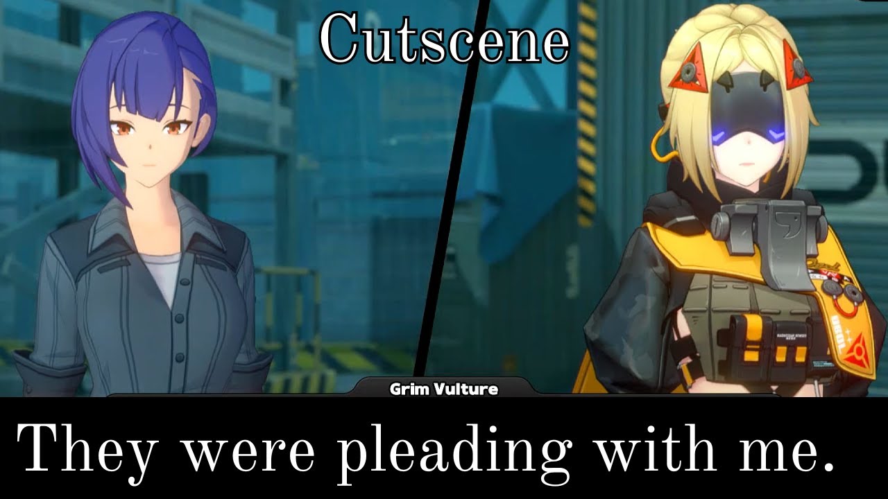 zoe (Grim vulture) tells trigger her motive her the Deaths | cutscene ...