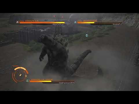 GODZILLA ps4 online battle: Godzilla 1964 vs Anguirus vs Godzilla - YouTube