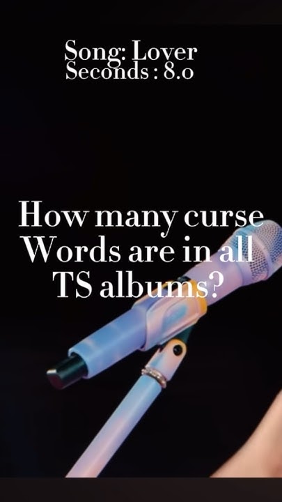 How many curse words are in each Taylor Swift album?🩷🐾 Without TTPD sry #swiftie #taylorswift # ...