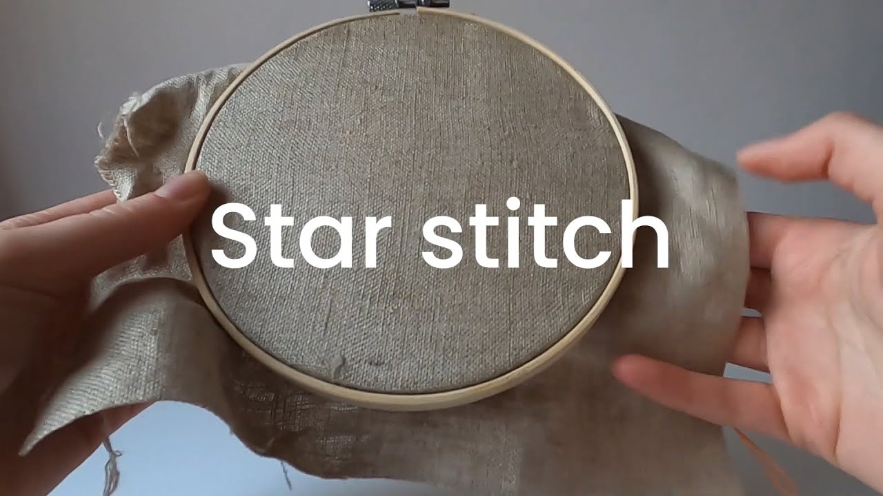 How to do star stitch - YouTube
