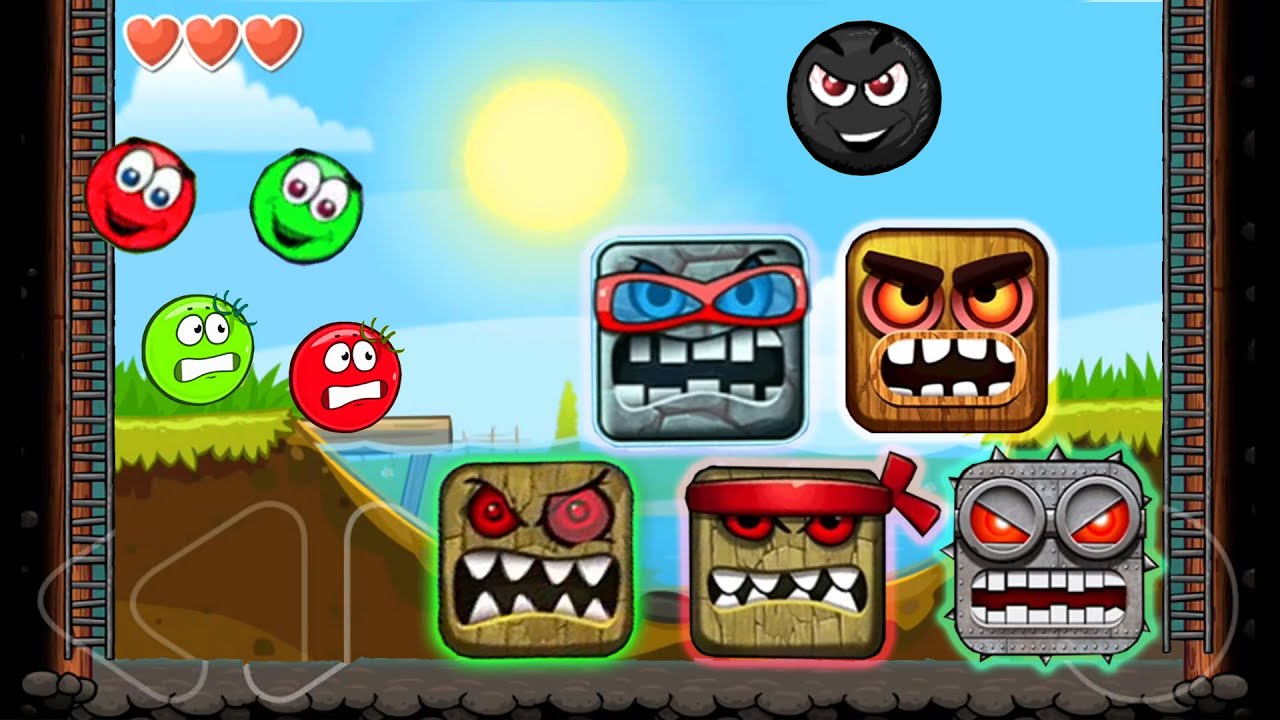 GREEN RED BALL 3 VS GREEN TOMATO BALL & BALL FRIEND EPIC VERSUS MODE ...