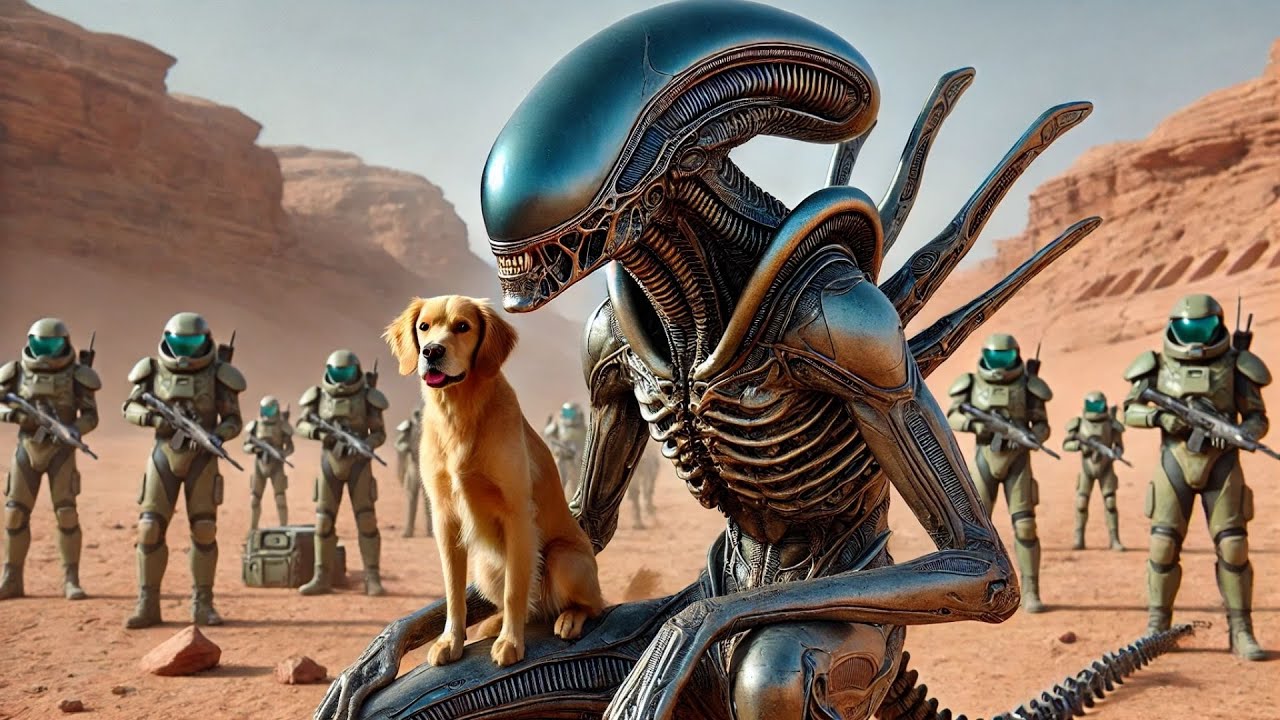 Aliens adopted a dog and found it surprising.Sci-fi story - YouTube