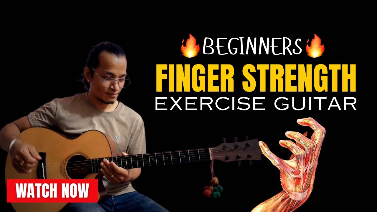 🔥Finger Strength Exercise Guitar for Beginners - YouTube