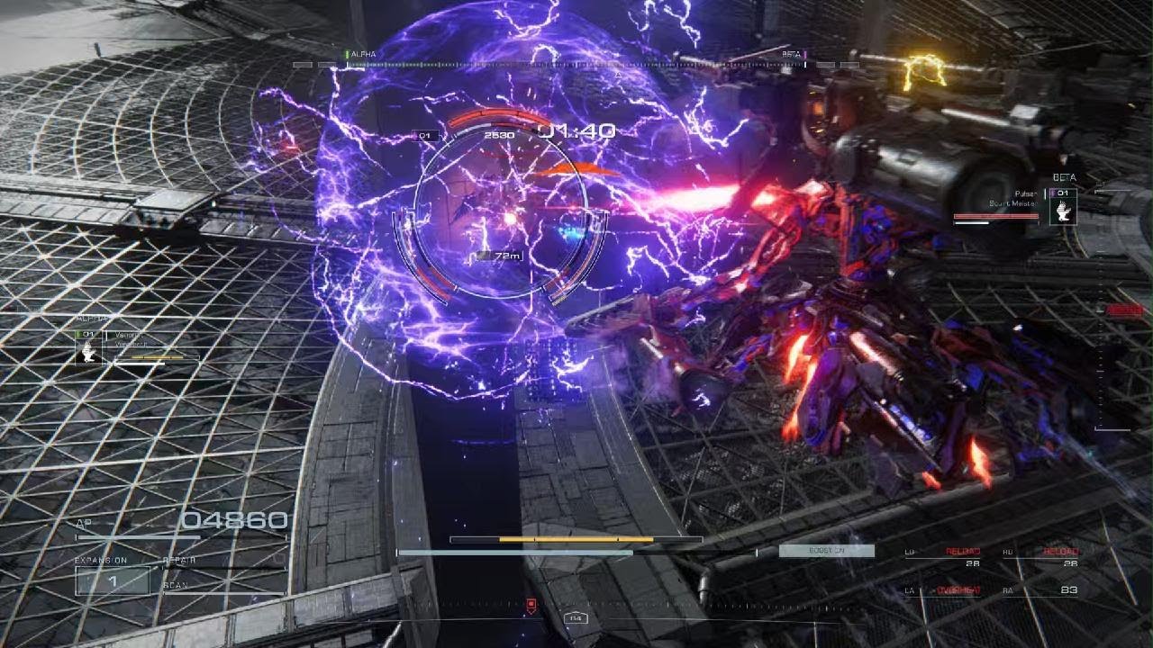 ARMORED CORE pvp in space - YouTube