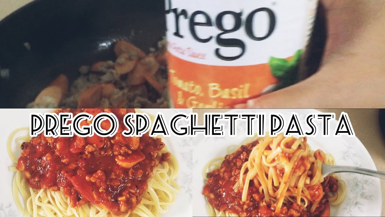 EASY SPAGHETTI PASTA WITH PREGO SAUCE#easyrecipe#LonedaViray - YouTube