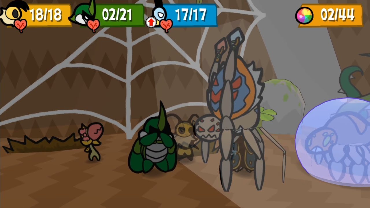 Bug Fables Barely Beating the Peacock Spider (Hard Mode) - YouTube