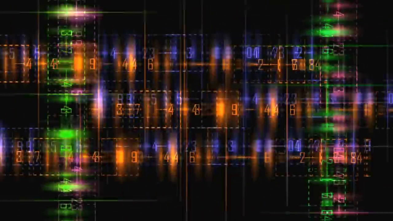Numbers, Data, Matrix, No Copyright, Copyright Free Video, Motion ...