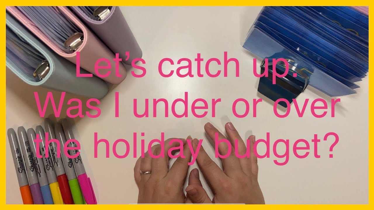 Let’s catch up * under or over holiday budget * check in week 3 * cash ...