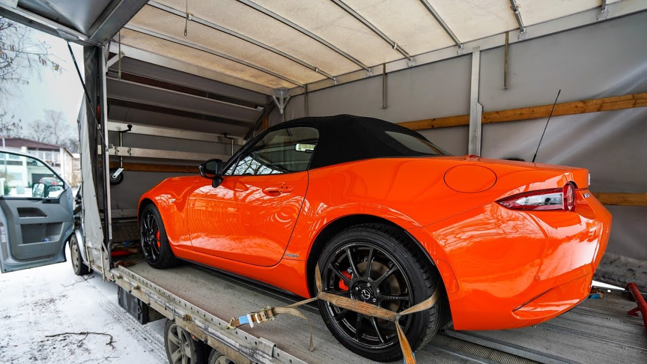 Mazda MX-5 30th anniversary - installing paint protection film - YouTube