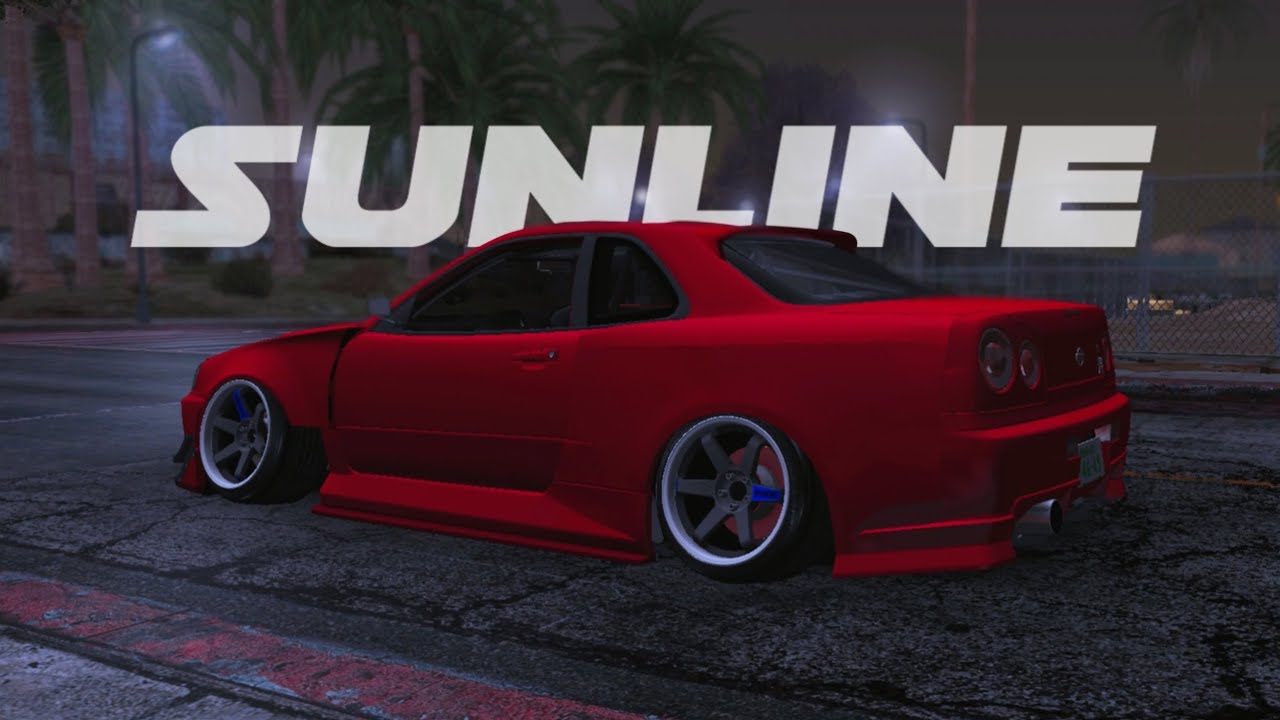 NISSAN SKYLINE GTR R34 Sunline Racing || GTA SA Android!!! - YouTube