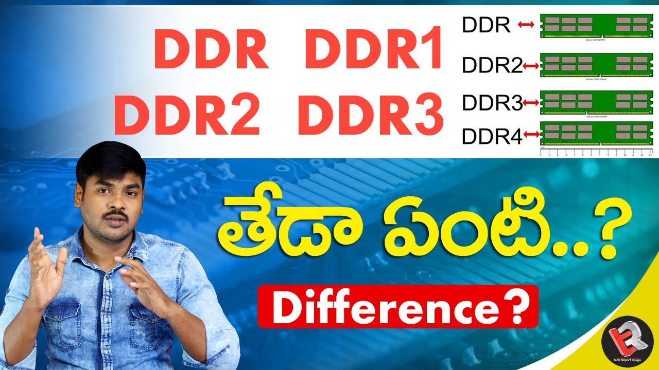 Ddr Vs Ddr1 Vs Ddr2 Vs Ddr3 Vs Ddr4 Explained In Telugu Youtube 6681
