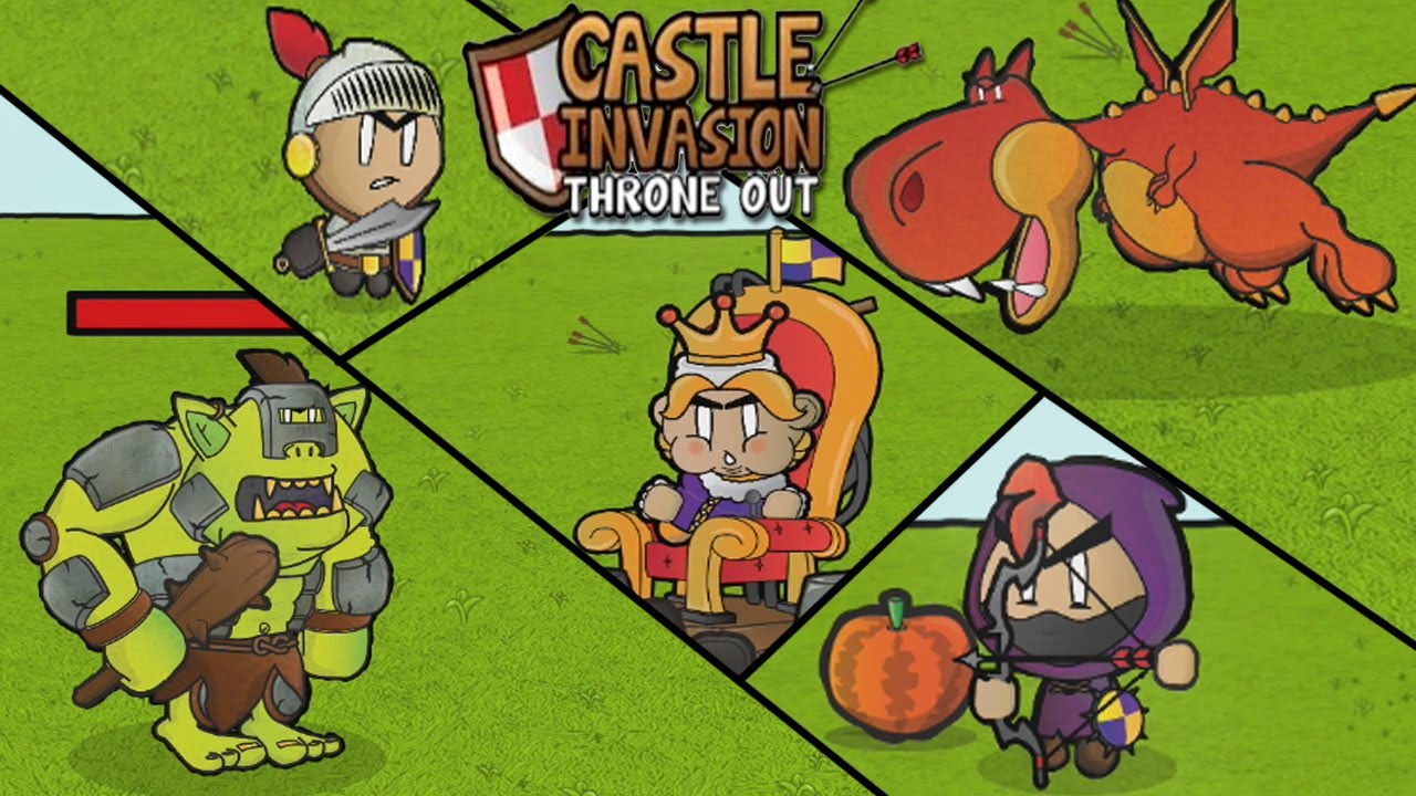 Castle Invasion: Throne Out - All Bosses - YouTube