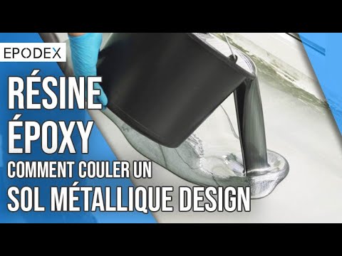 Guide EPODEX | Comment couler un sol design métallique ? - YouTube