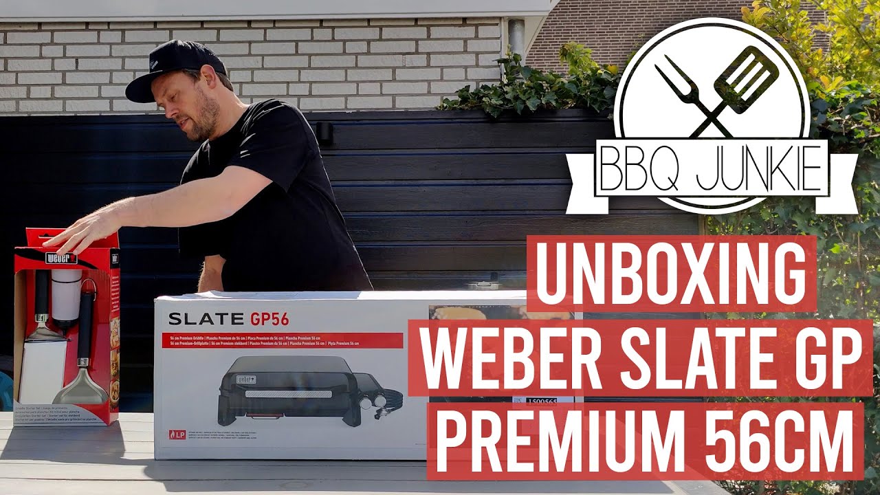 Weber SLATE GP Premium 56cm Unboxing | BBQ Junkie - YouTube