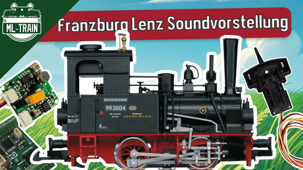 LGB Franzburg (Lenz Typ I) SX6-Soundmodul Vorführung – Mit DRIVE-M ...