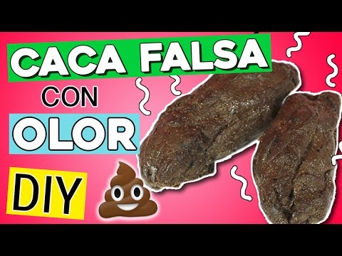 CACA falsa CON OLOR * BROMAS caseras fáciles - YouTube