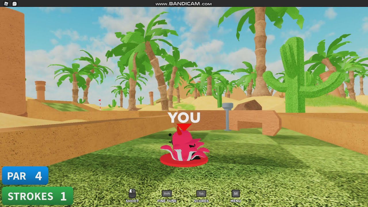 Super Golf Roblox Oasis Map In 22 Strokes With New Sens! - YouTube